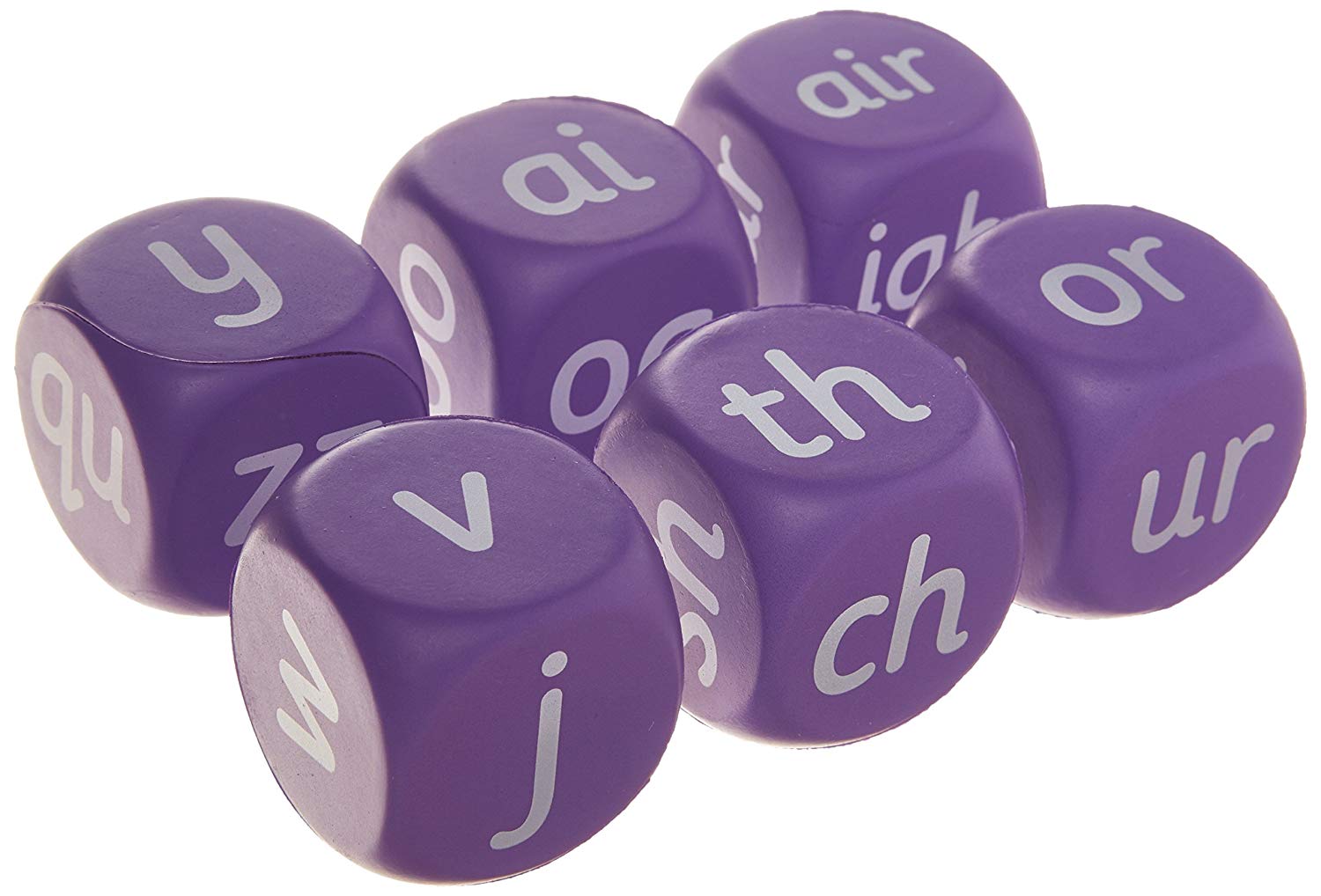 Learning Resources Letters & Sounds Phase Three Soft Foam Cubes – TopToy