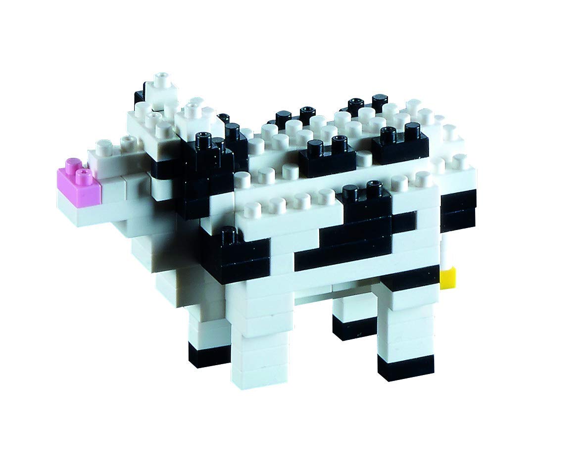 Brixies “Cow” 3D-Motif Building Blocks (Multi-Colour) – TopToy