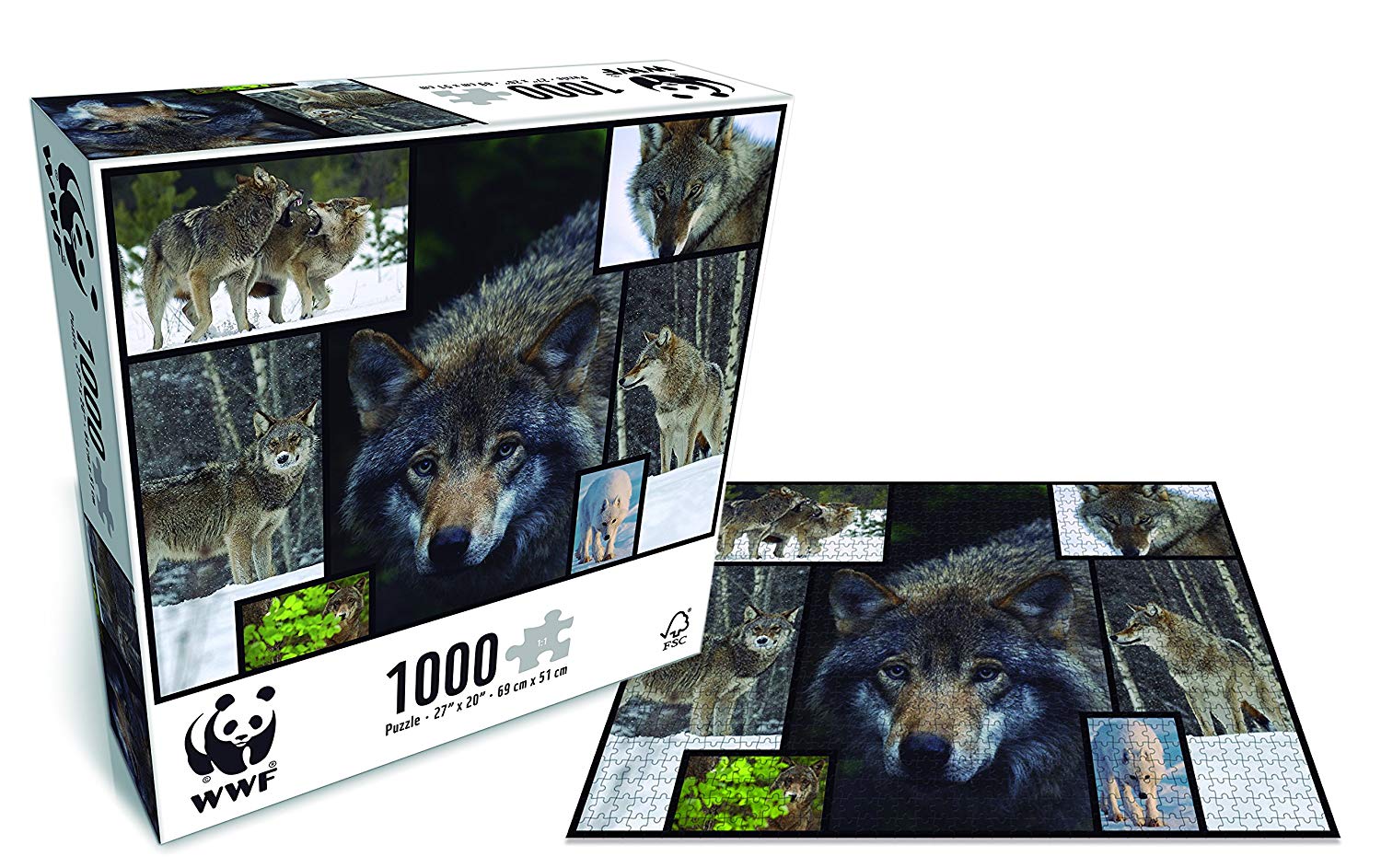 WWF Wolves 1000 Piece Puzzle – TopToy