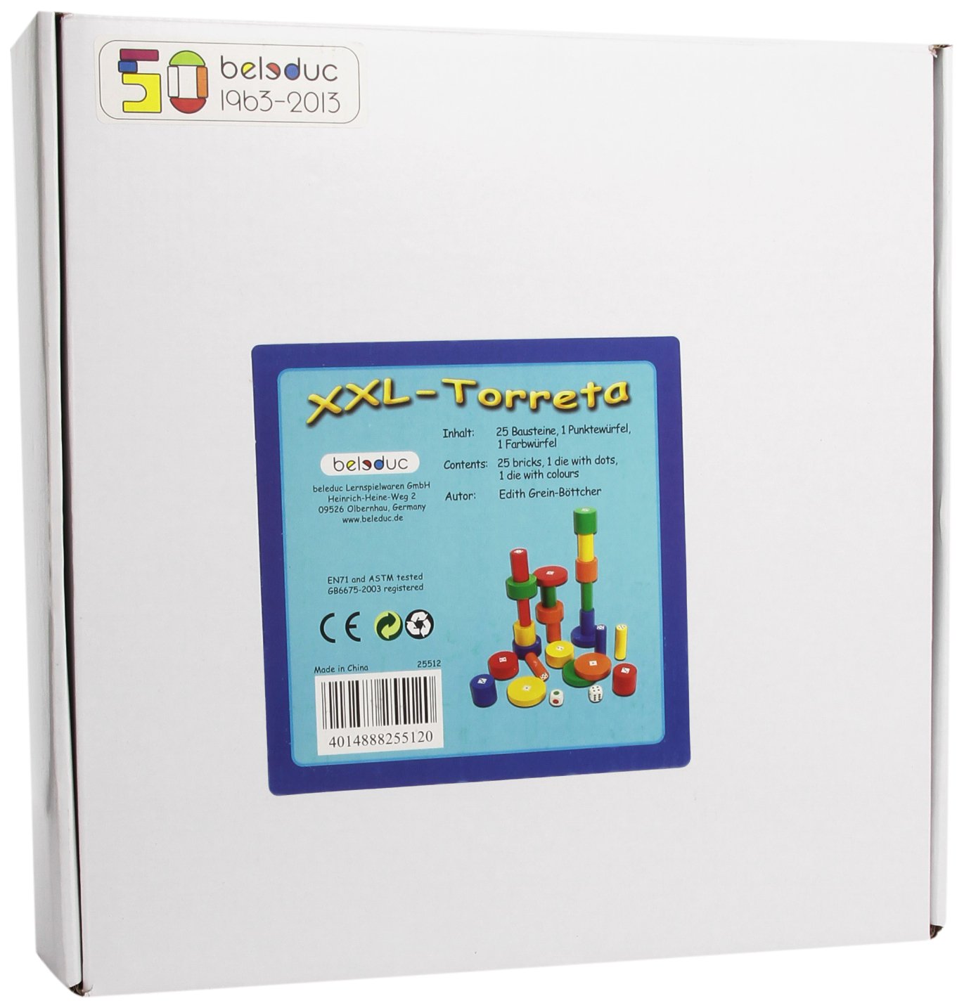 Beleduc 25512 Triple Stacker Game, Multi-Color – TopToy