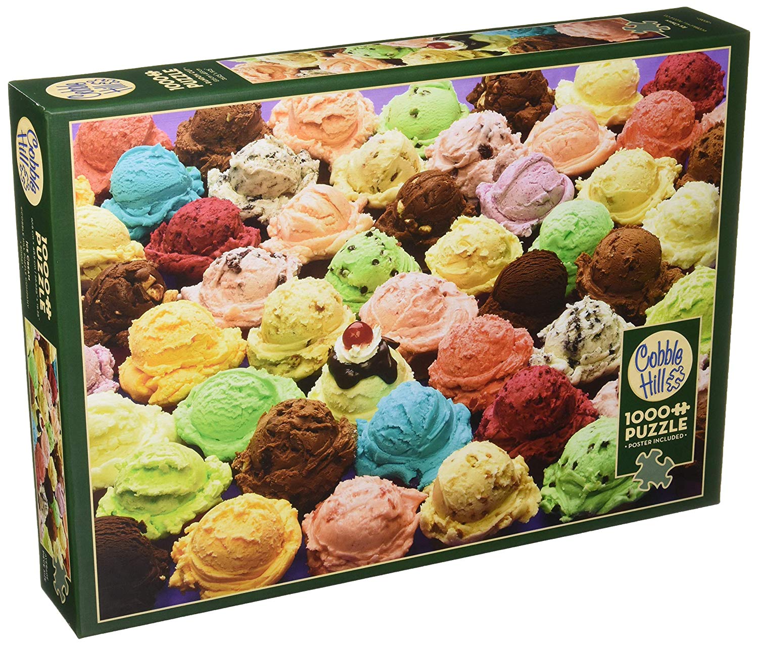 Cobblehill 80061 1000 pc Ice Cream Puzzle, Various – TopToy