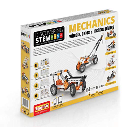 Engino Stem Mechanics Wheels/axles and Inclined planes Model Kit – TopToy