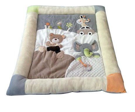 MiniDream Baby Playmat – Activity Gym Play Mat with Storage Bag, Cotton ...