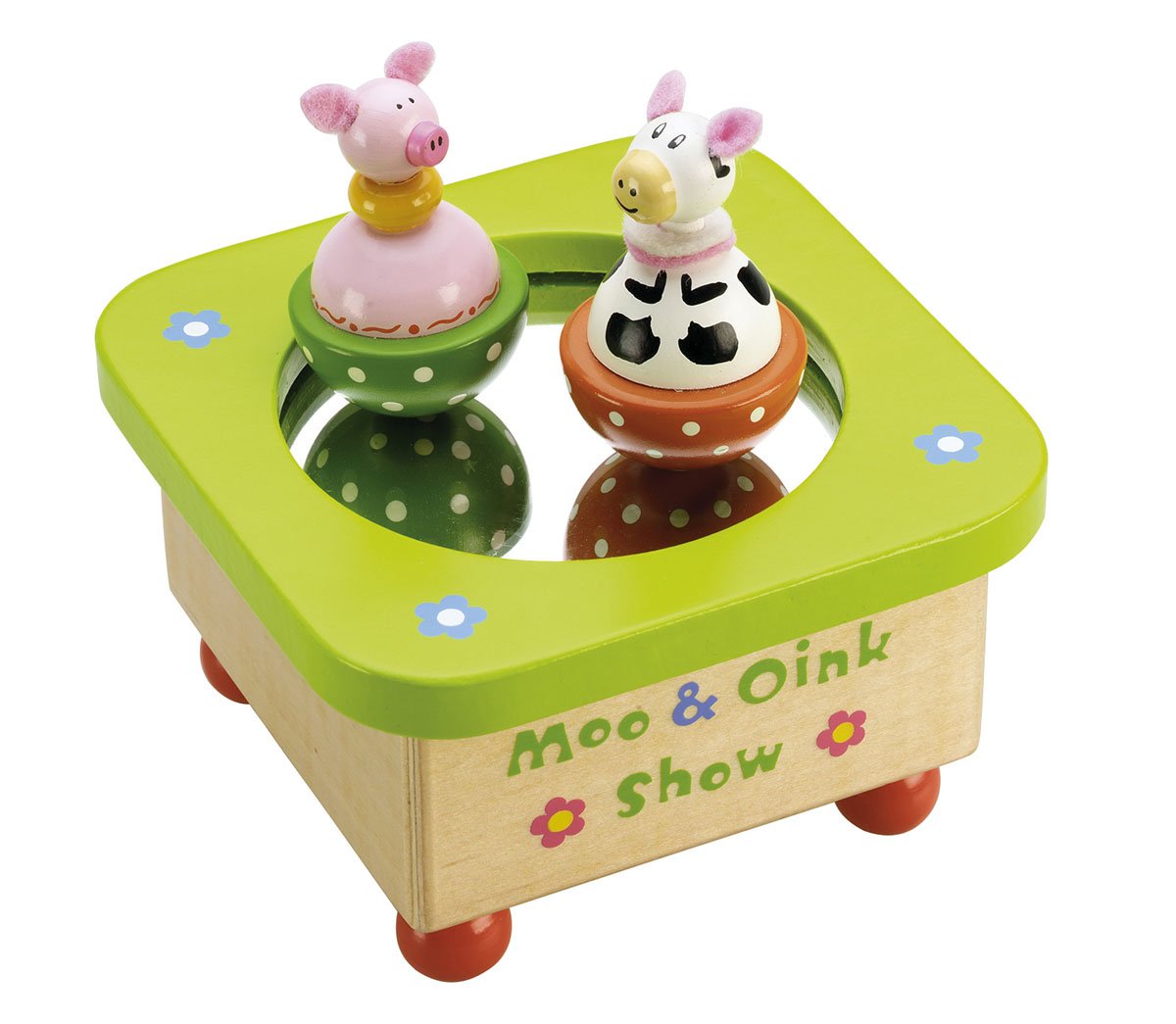 Tidlo Wooden Moo & Oink Music Box – TopToy