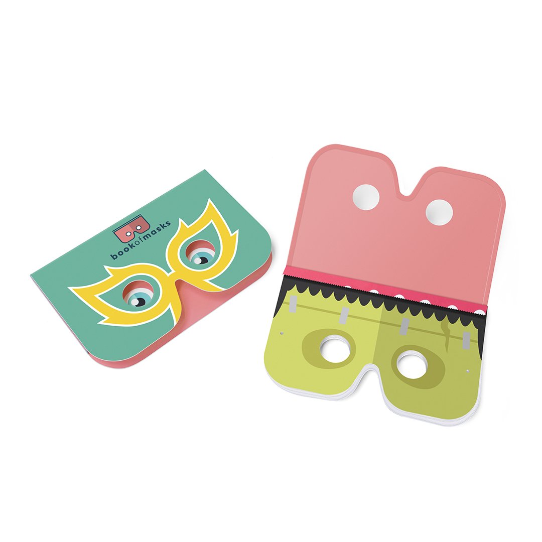 Fancy Dress, Book of Party Masks, 30 tear-out paper masks, Book of ...