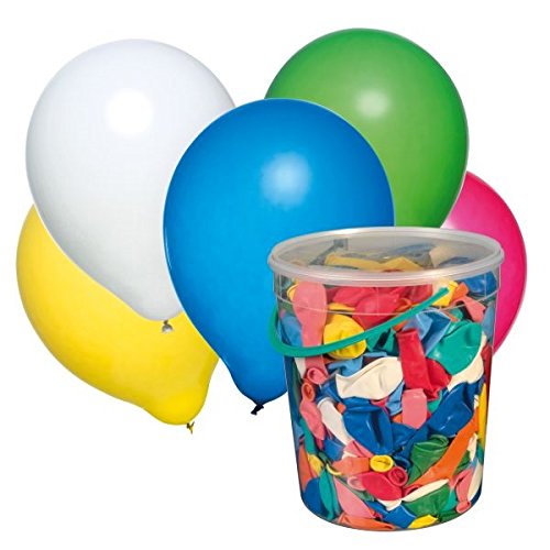 Susy Card 40026176 500 Balloons, Assorted Colours in Bucket – TopToy