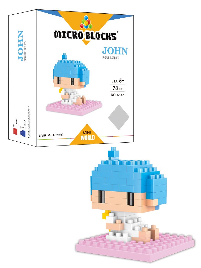 Micro Blocks – Building set, WLT-6632 – TopToy