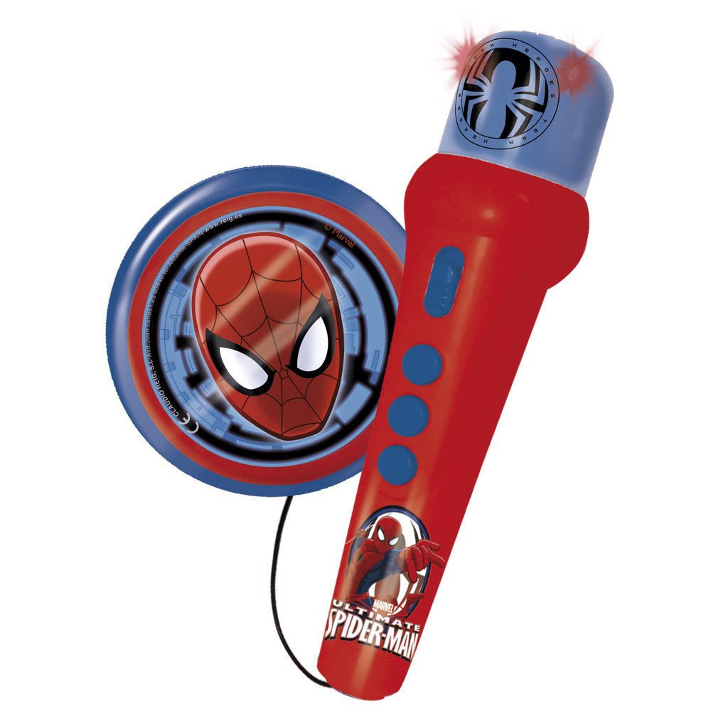 REIG Ultimate Spider-Man Hand Microphone with Amplified Speaker – TopToy