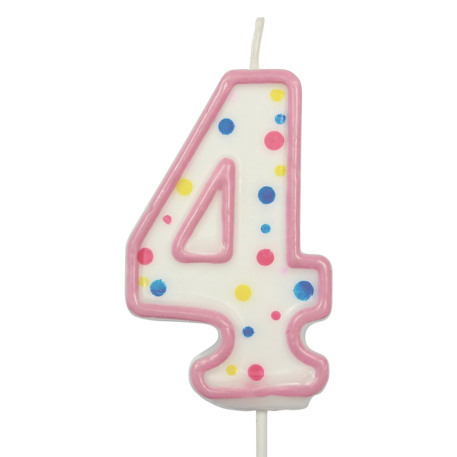 PME Pink Number 4 Candle – TopToy