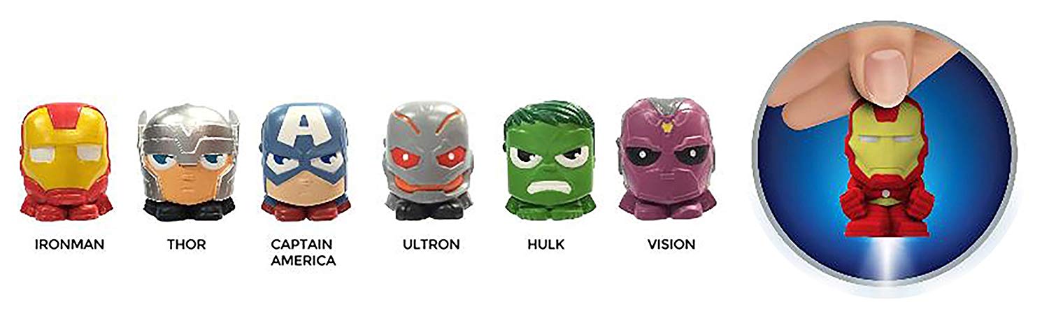 Disney 650AVR Marvel Iron Man Keyring, Torch, Character Light, Red – TopToy