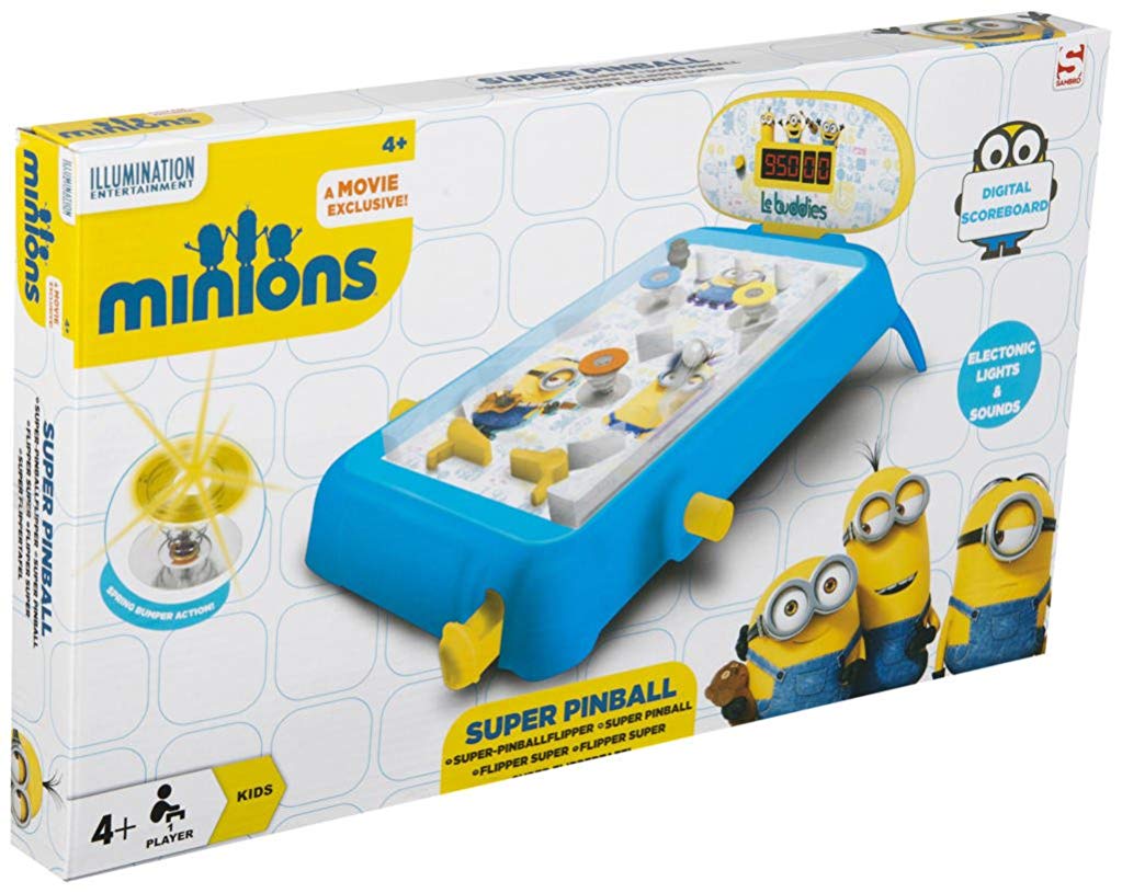 Sambro MIN3-743 Minions Medium Super Pinball, Multicolour – TopToy