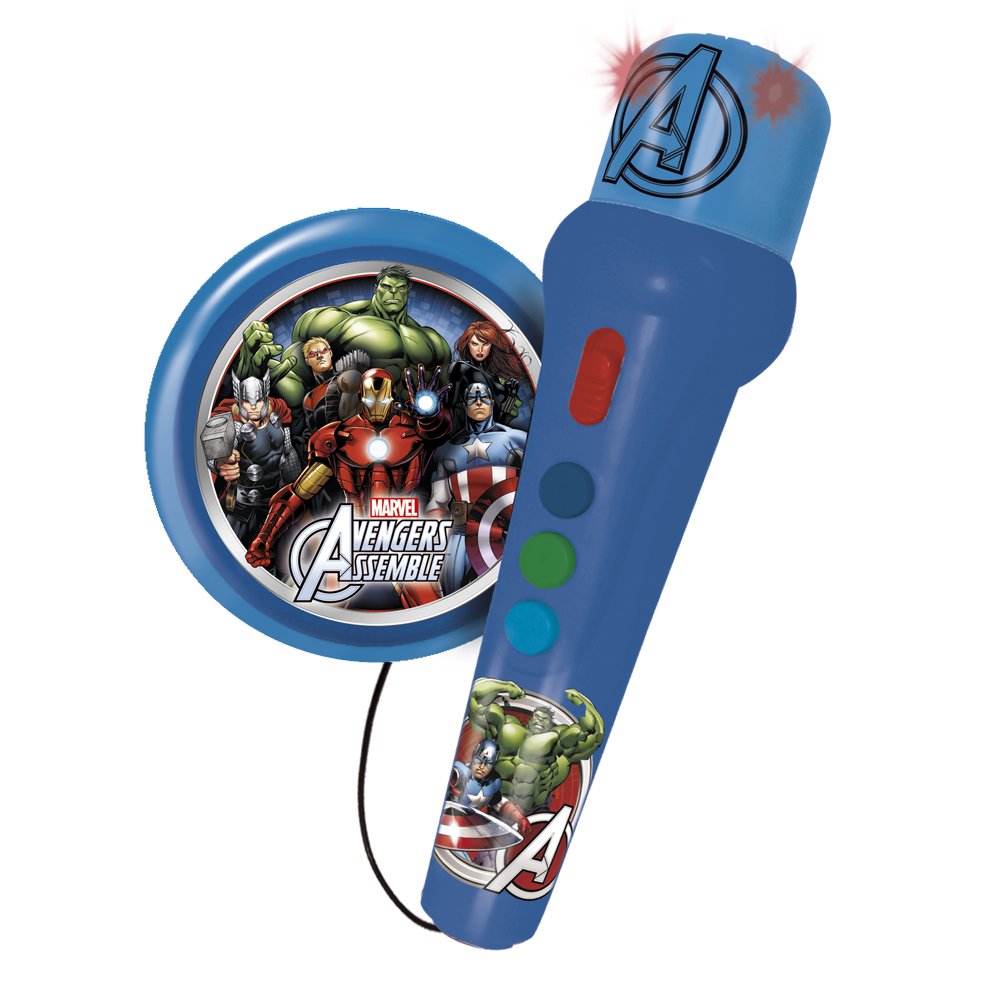 REIG Avengers Assemble Hand Microphone with Amplified Speaker – TopToy