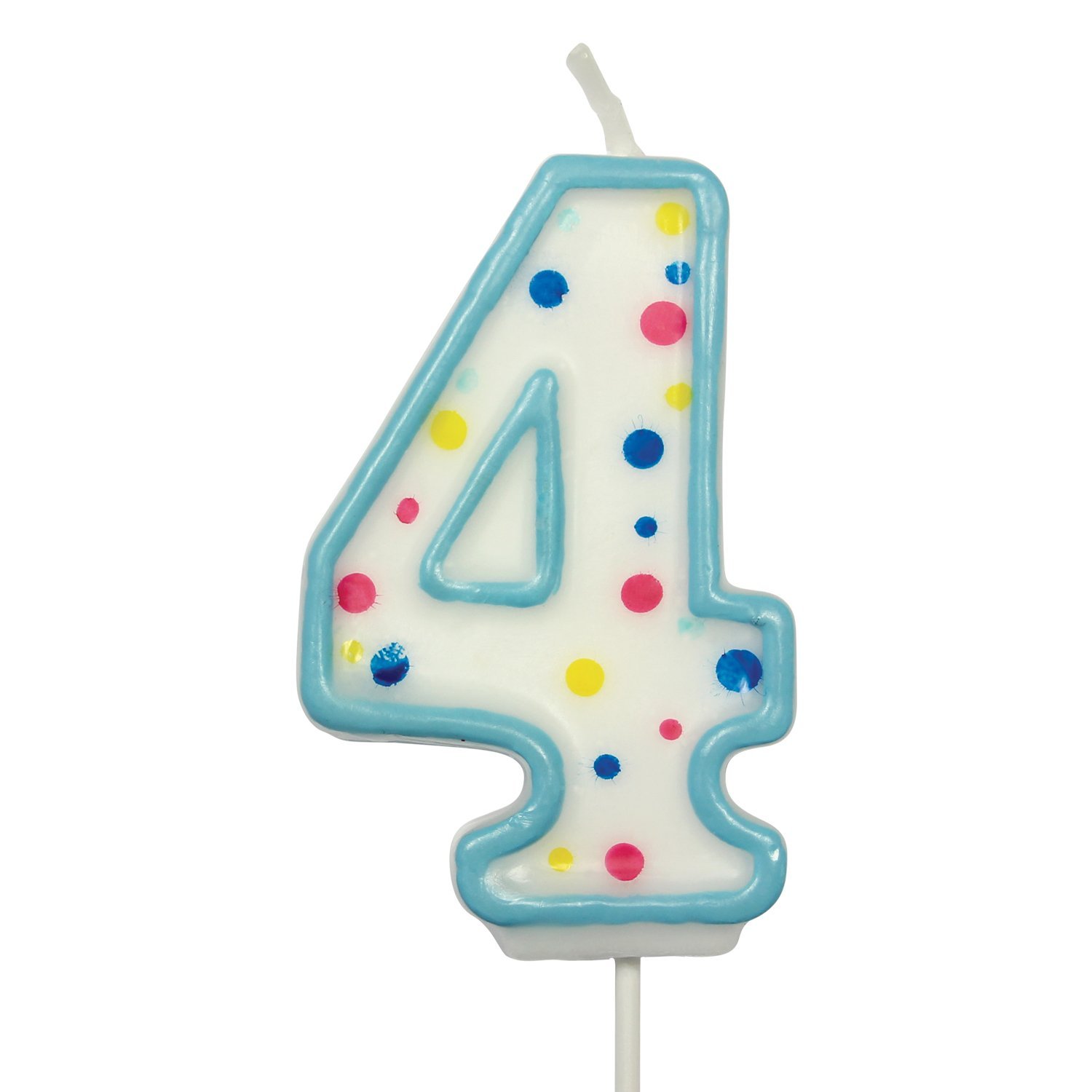 PME Blue Number 4 Candle – TopToy