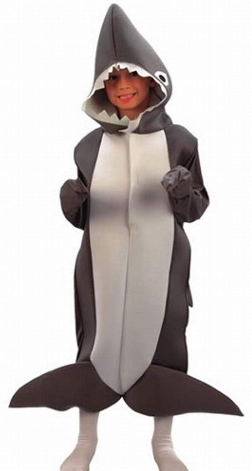Fyasa 701341-T01 Shark Fancy Dress Costume for 4 to 6 Years, Multi ...