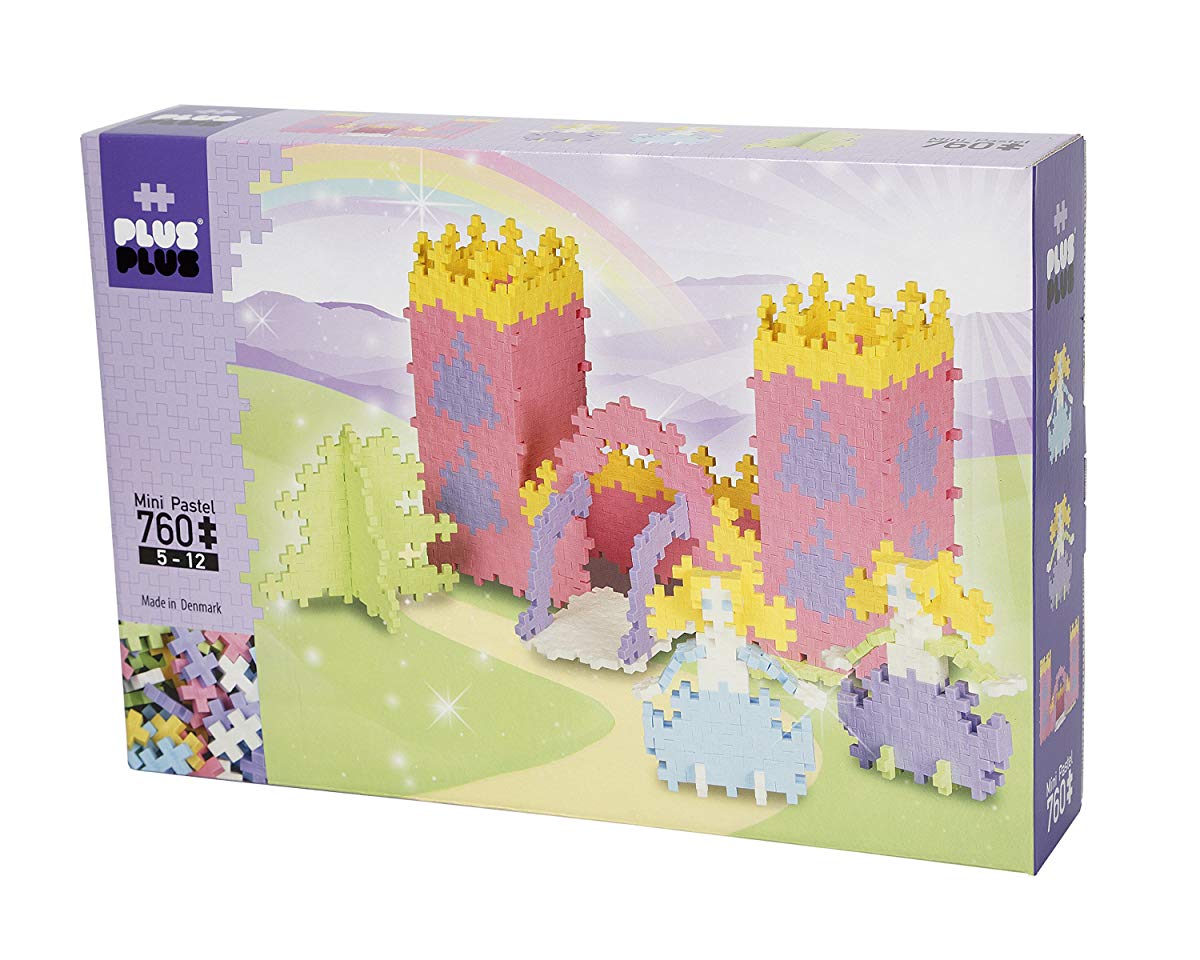 Plus-Plus “Mini Pastel Castle Building Set – TopToy