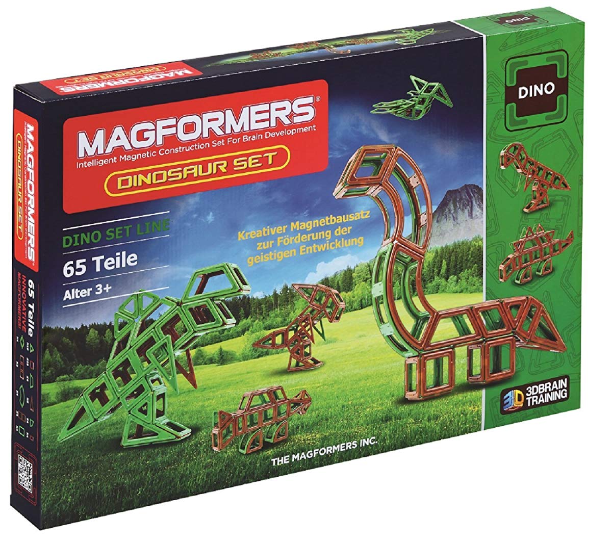 Magformers “Dinosaur Set Magnetic Toy (65-Piece) – TopToy