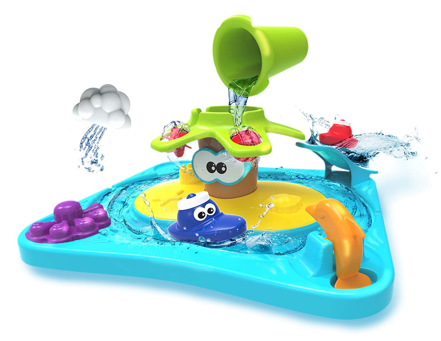 Infini Fun DES17150 Adventure Island Bath Toy for Toddlers Colourful ...