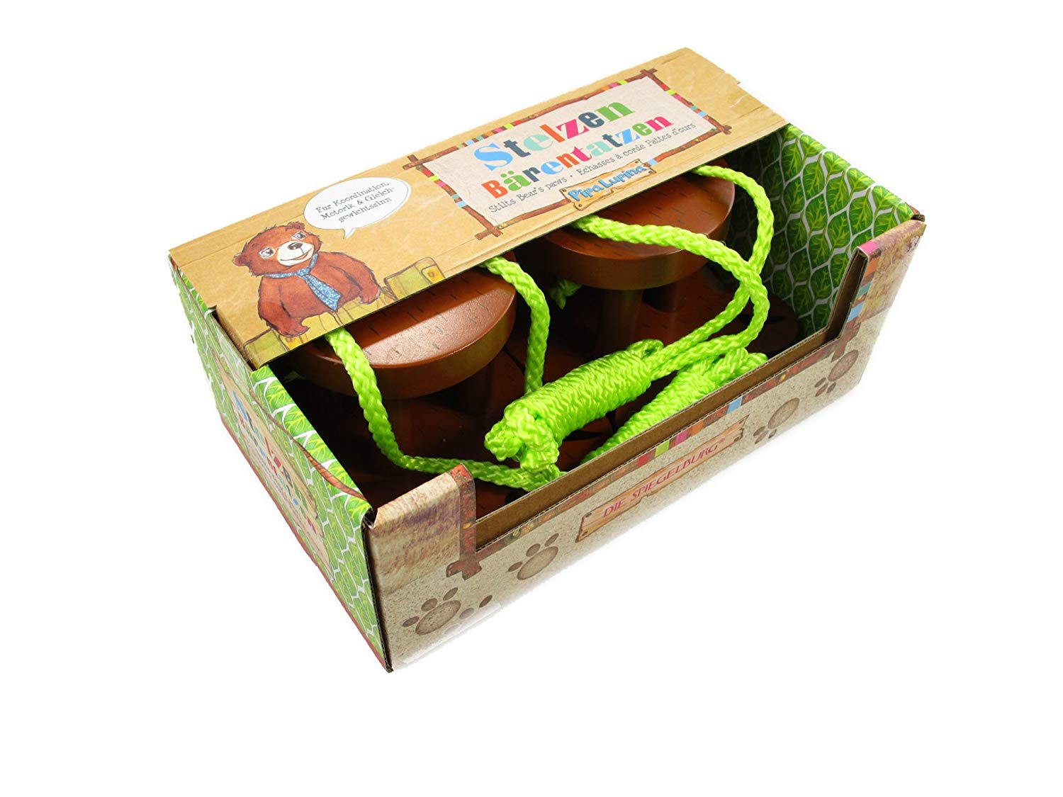 Pipa Lupina Stilts Bear Paws, 13 x 8 x 8.5 cm, Model# 12959 – TopToy