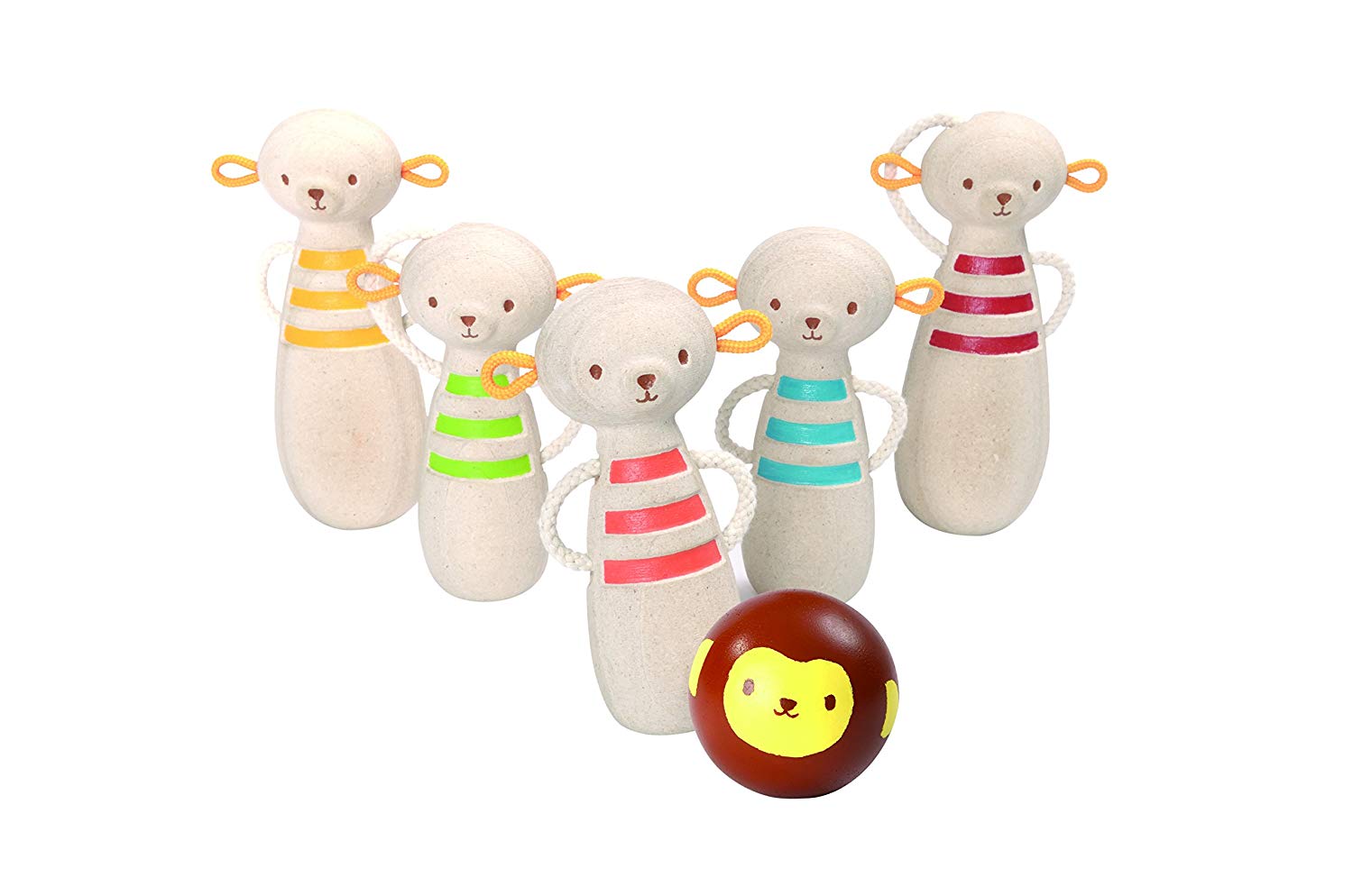 Plan Toys Monkey Bowling – TopToy