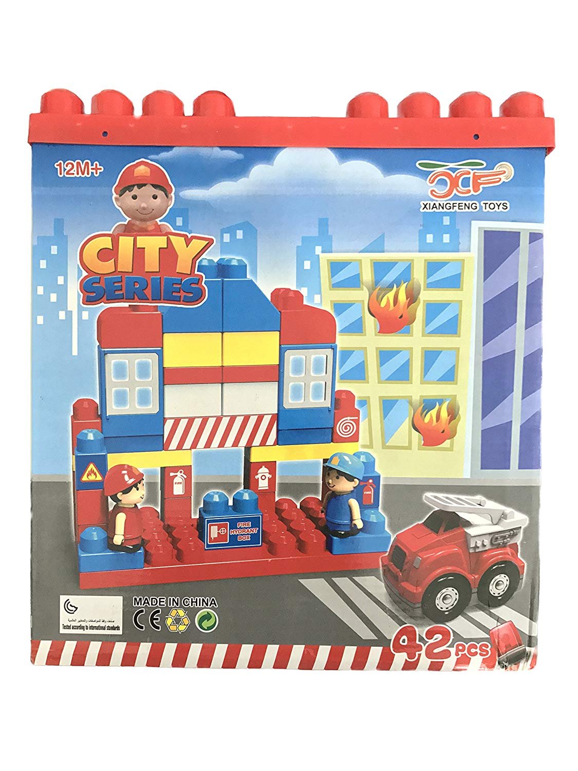 Keraiz All New Blocks City Series Fire Rescue Fire station Blocks for ...