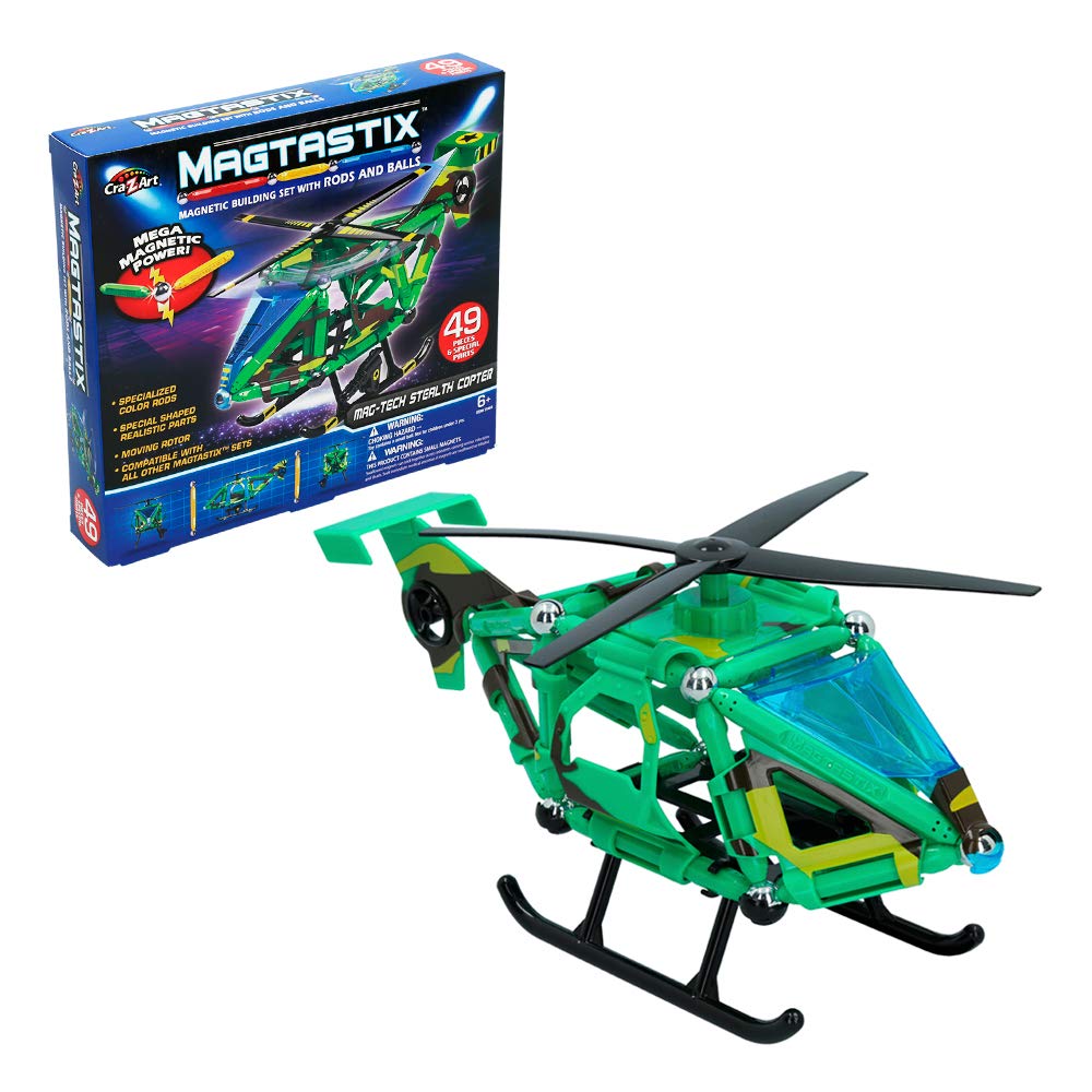 CRA-Z-ART Magtastix Building Set Helicopter Assorted – TopToy