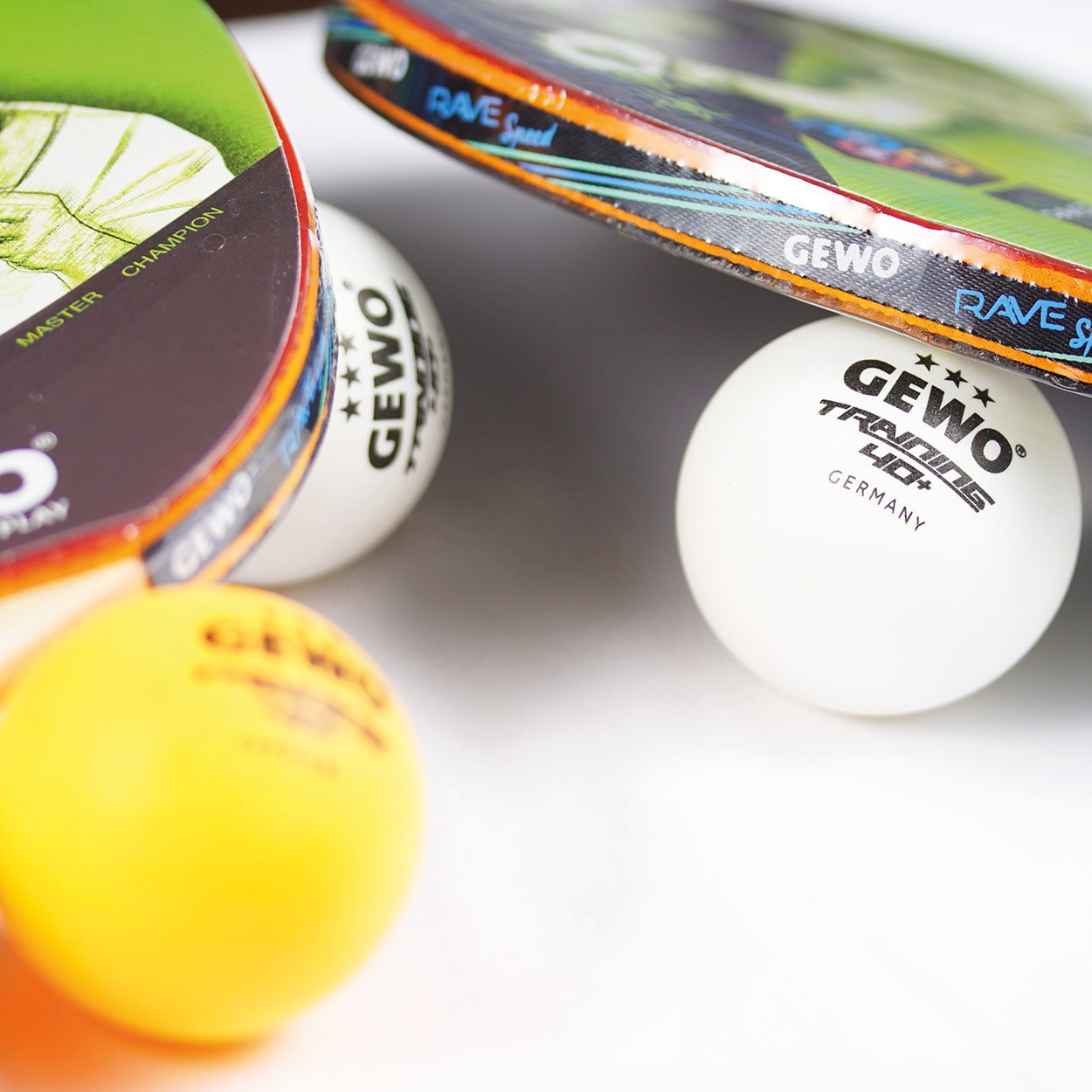 GEWO Rave Speed Table Tennis Bat Set, Brown, One Size – TopToy