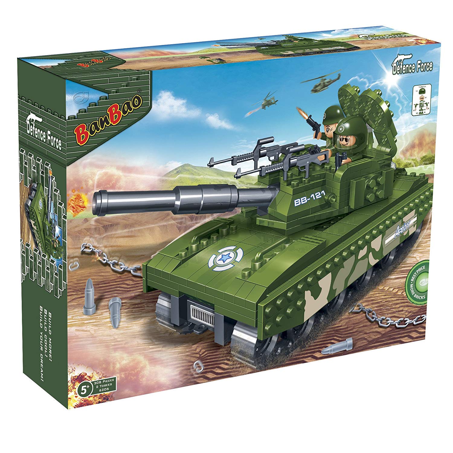 Banbao 6206 Construction Toy, Multi-Colour – TopToy