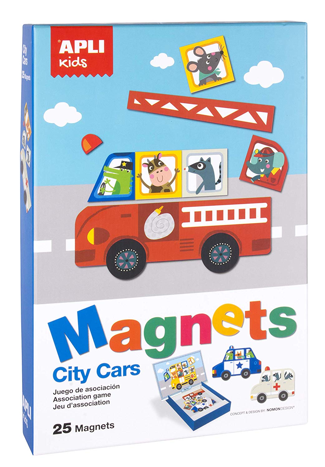 Desconocido APLI Kids Magnetic Game Cars Assorted – TopToy