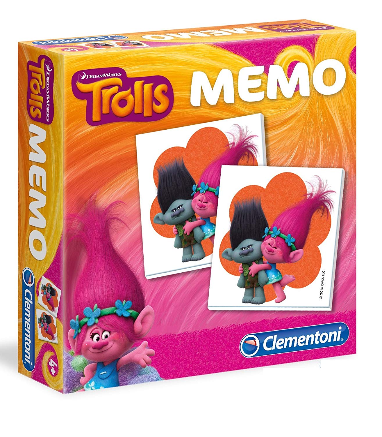 Clementoni 18004 – Memo – Trolls – TopToy