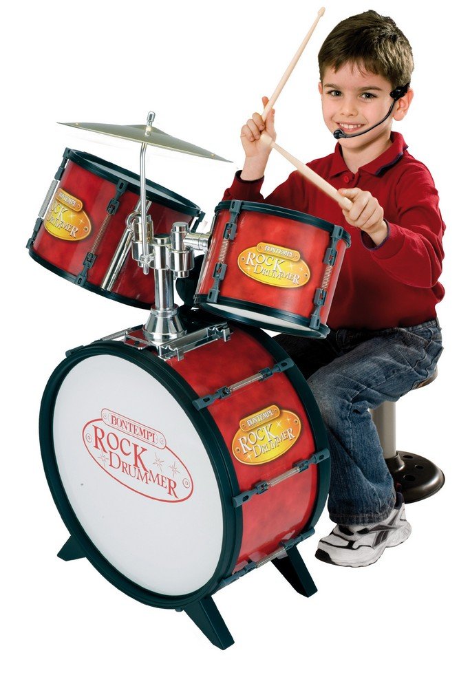 Bontempi Drum Set with Electronic Tutor (4-Piece) – TopToy
