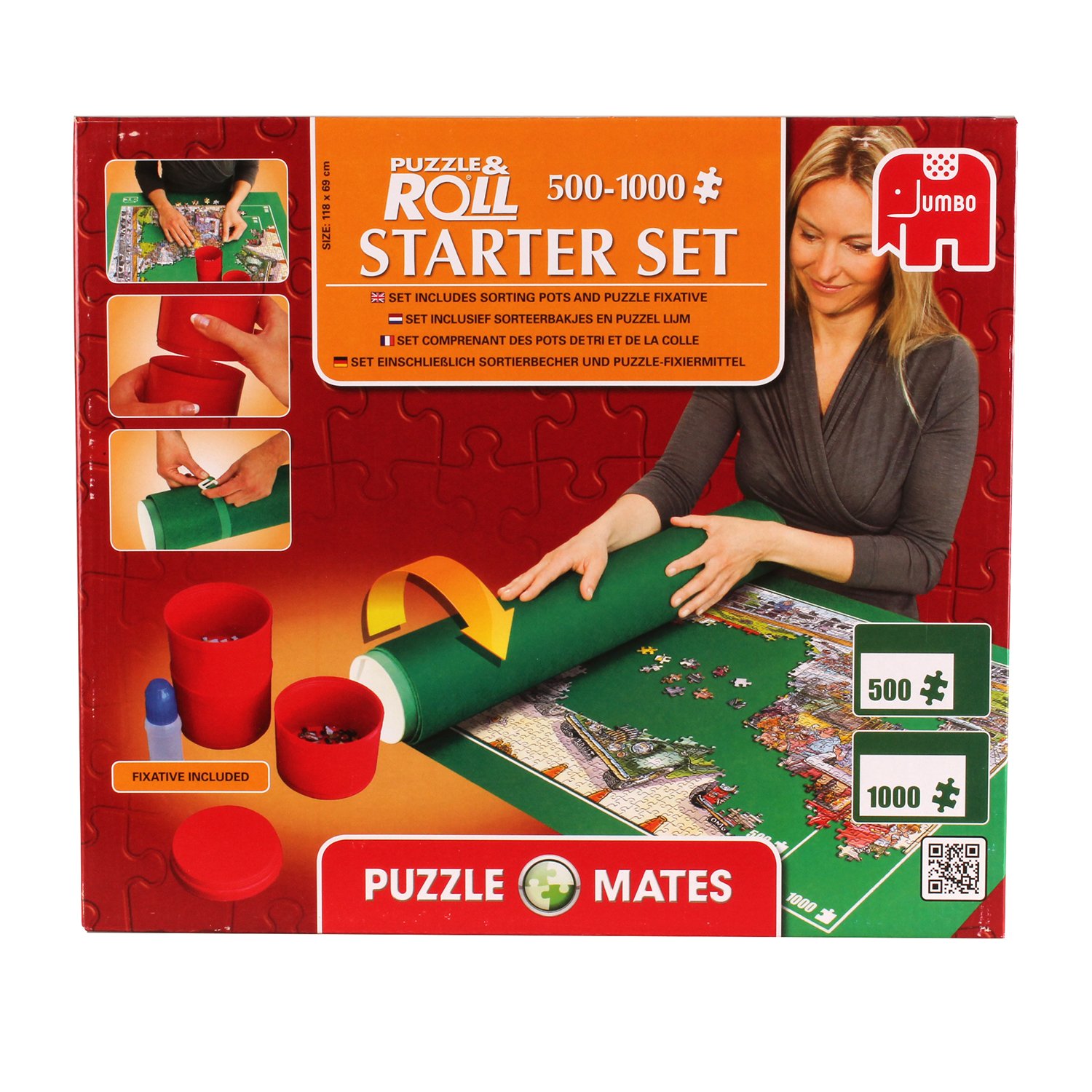 Puzzle & Roll Puzzle Mates Starter Set Suitable for Jigsaw Puzzles (500 ...