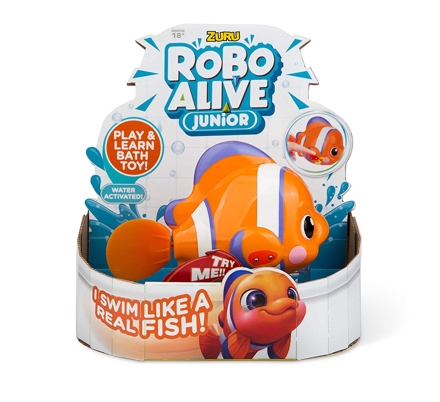 Robofisch Goliath 32682 Toy Alive Fish Lifelike Movements, Water Fun ...