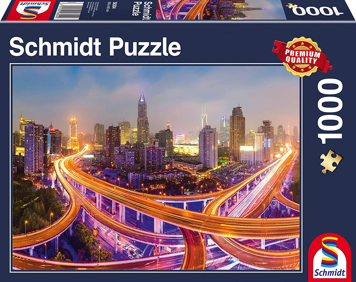 Schmidt Big City Lights Premium Quality Jigsaw Puzzle (1000-Piece) – TopToy