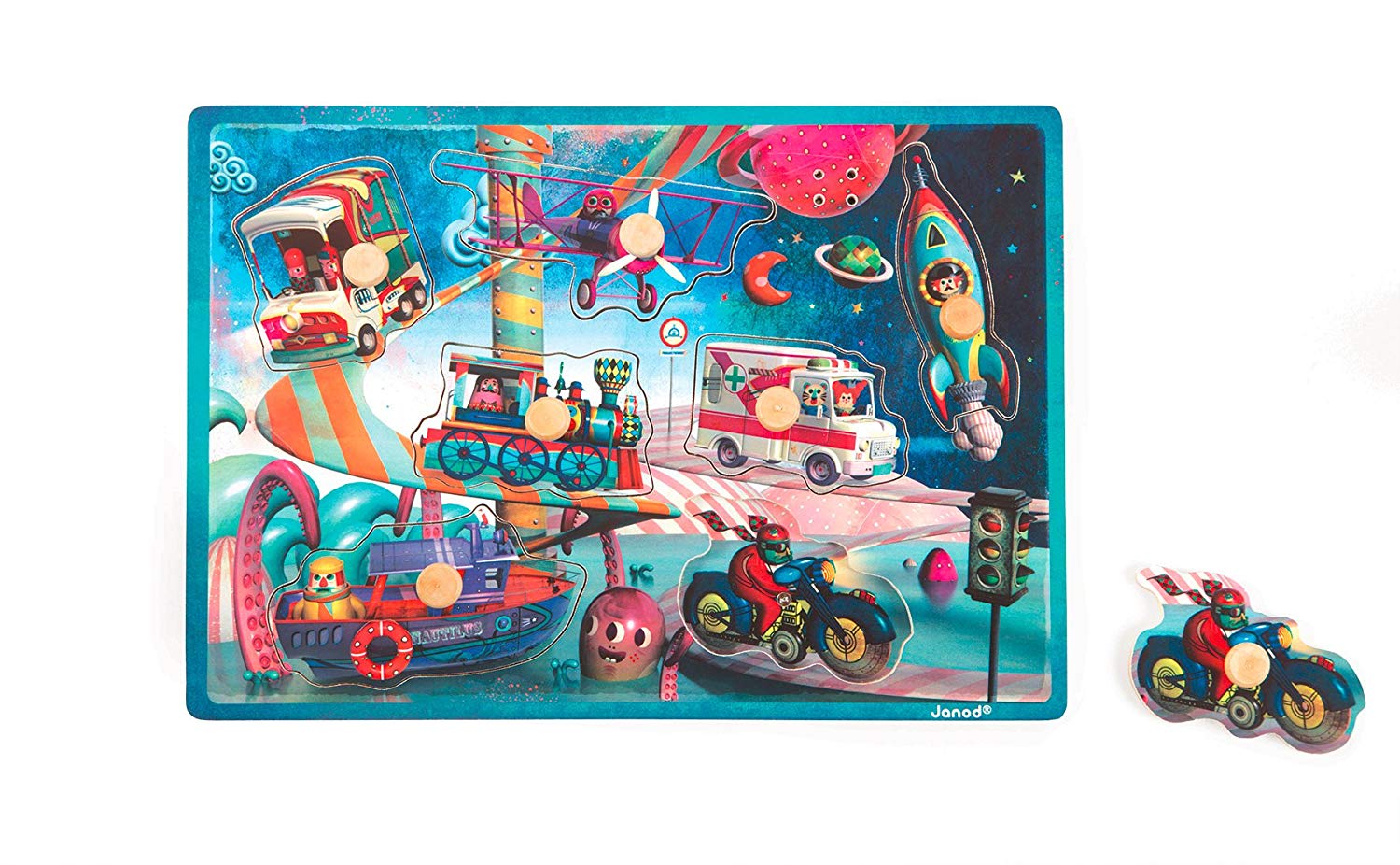Janod Space Motion Musical Puzzle – TopToy