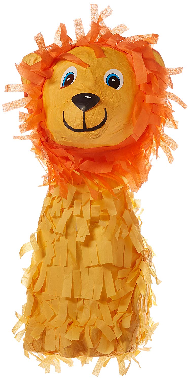 amscan P15450 Orange Lion Pinata-1 PC – TopToy