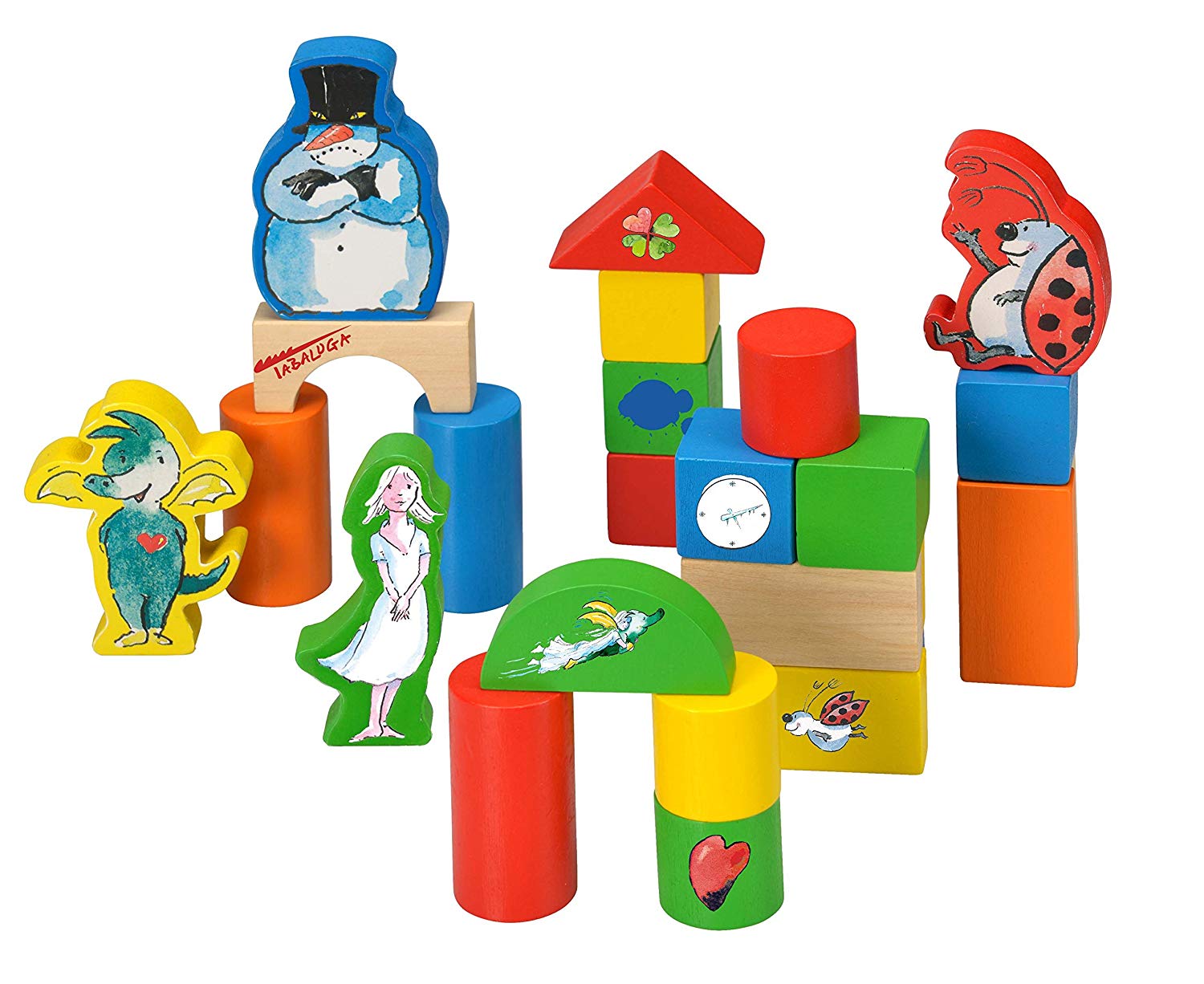 Beluga Toys 61009 Tabaluga Building Blocks Set 75 Pcs. – TopToy