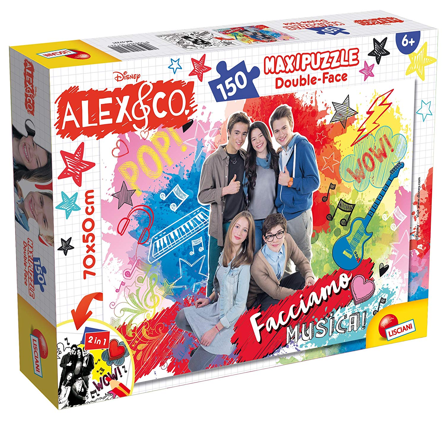 Liscianigiochi ALEX E CO – PUZZLE DOUBLE-FACE – TopToy