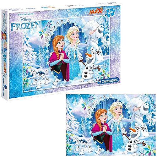 Clementoni FROZEN MAXI PUZZEL 100ST – VAR – TopToy