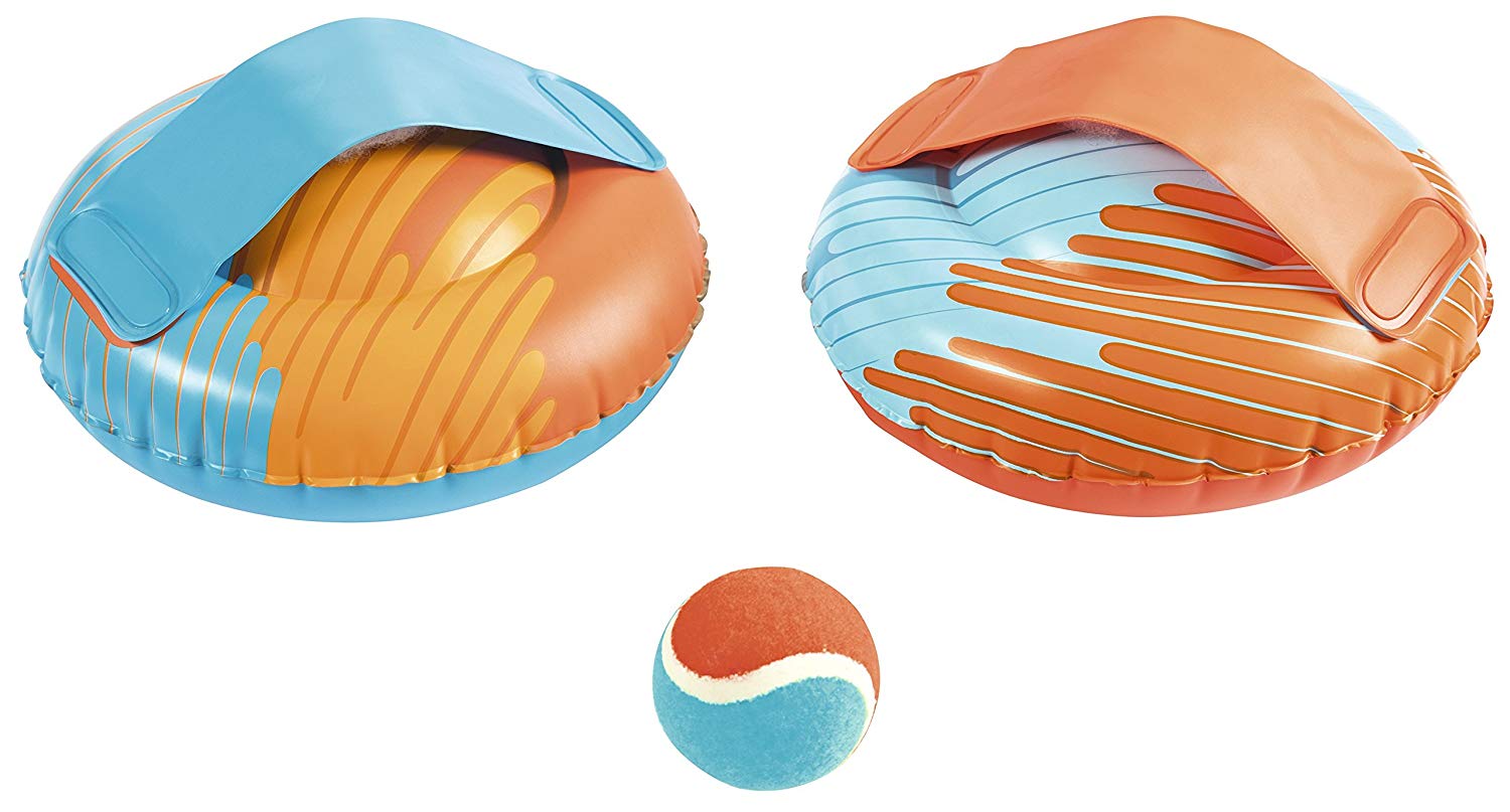 Bestway Inflatable Catch & Throw Set Two Gloves and a Ball – TopToy