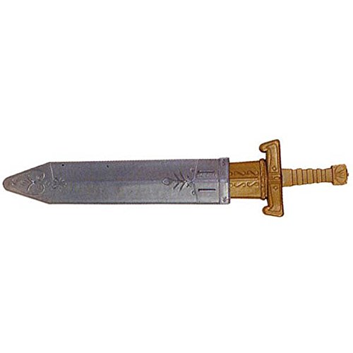 Sword Roman Style with Scabbard, Gold coloured sword with Grey Scabbard ...
