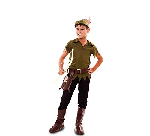 Fyasa 706538-T02 Robin Hood Fancy Dress Costume for 7 to 9 Years, Multi ...