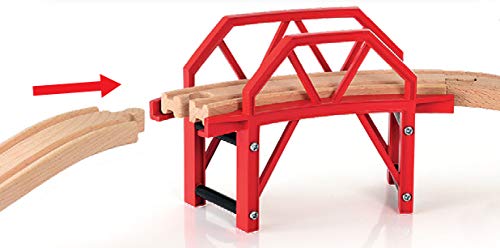 BRIO World Curved Train Bridge for Kids Age 3 Years Up – Compatible ...
