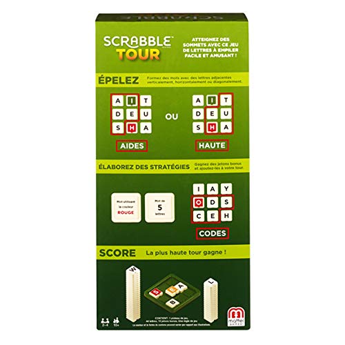 Scrabble Tour GCW08 French Letter Board Game – TopToy