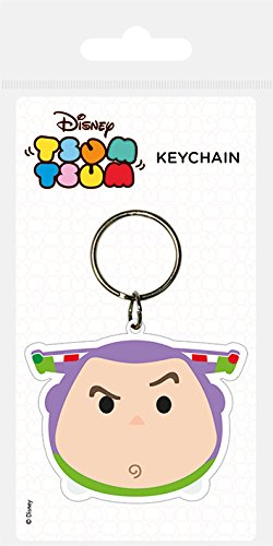 Pyramid International Disney Tsum Tsum Buzz Rubber Keychain, Multi ...