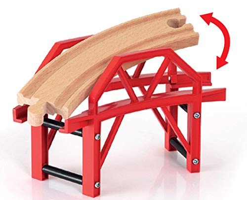 BRIO World Curved Train Bridge for Kids Age 3 Years Up – Compatible ...