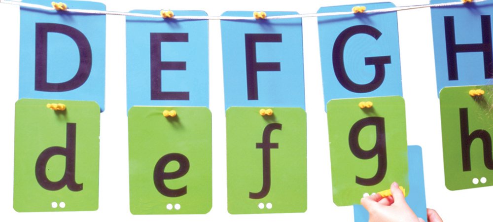 Inspirational Classrooms 3050702 “Alphabet Washing Line Upper and Lower ...