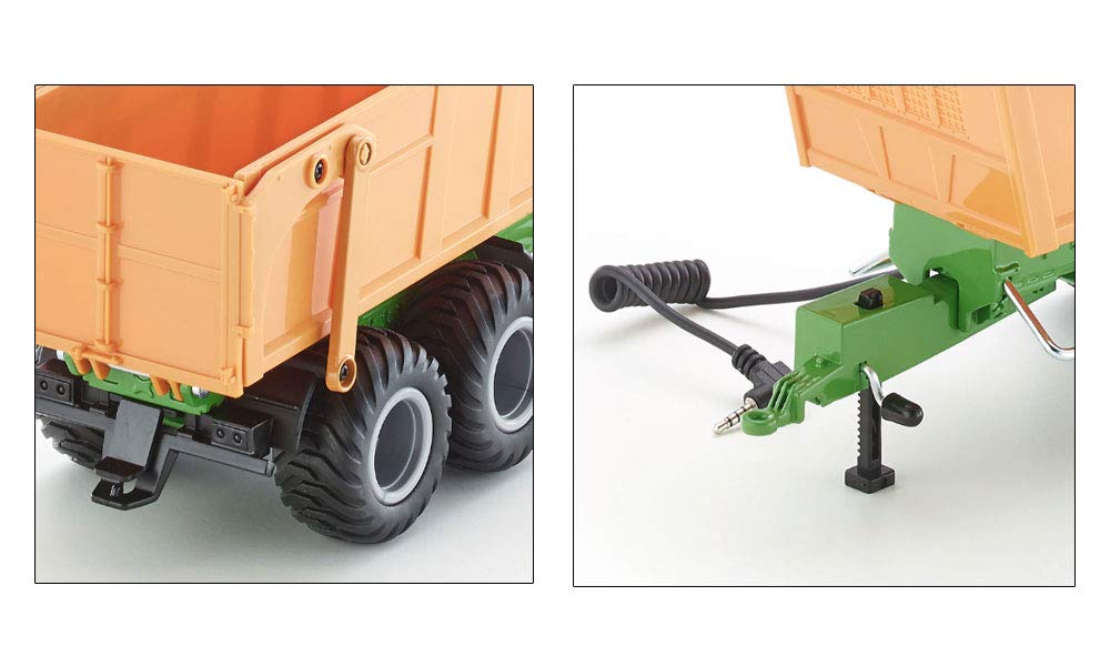 Siku – RC Twin Axled Tandem Trailer (With Storage Battery) – TopToy