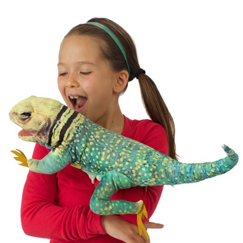 Folkmanis 3063 Collared Lizard Puppet – TopToy