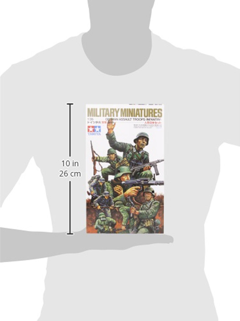 Tamiya TM35030 German Assault Troops 1:35 Military Model Kit Figures ...