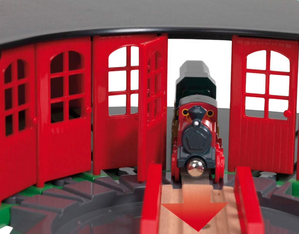 BRIO 33736 Grand Roundhouse Train Garage for Kids Age 3 Years Up ...